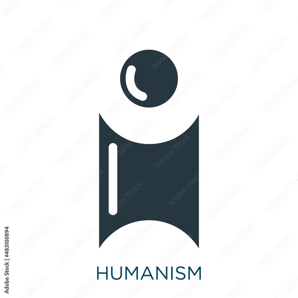 humanism vector icon. humanism, human, business filled icons from black ...