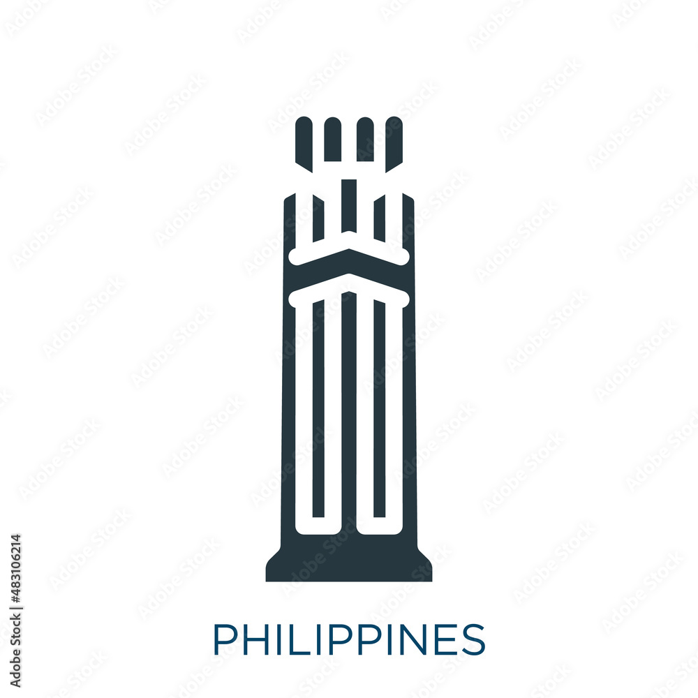 philippines vector icon. philippines, asia, collection filled icons ...