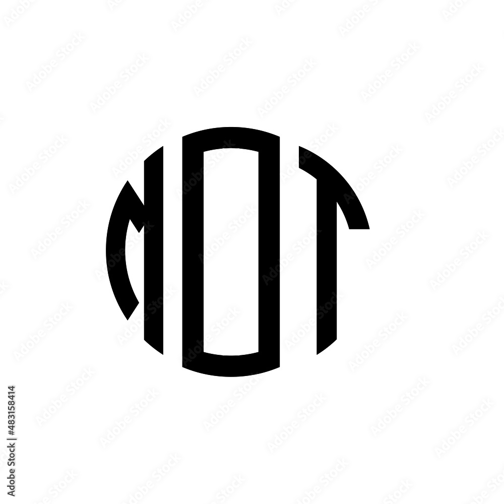 MDT letter logo design. MDT modern letter logo with black background ...