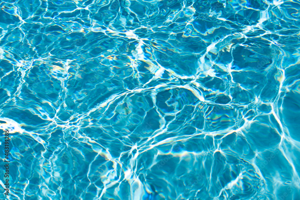 Water in swimming pool, background with high resolution. Wave abstract ...