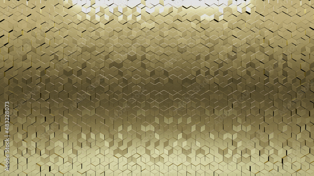 Luxurious, Polished Wall background with tiles. Diamond Shaped, tile ...