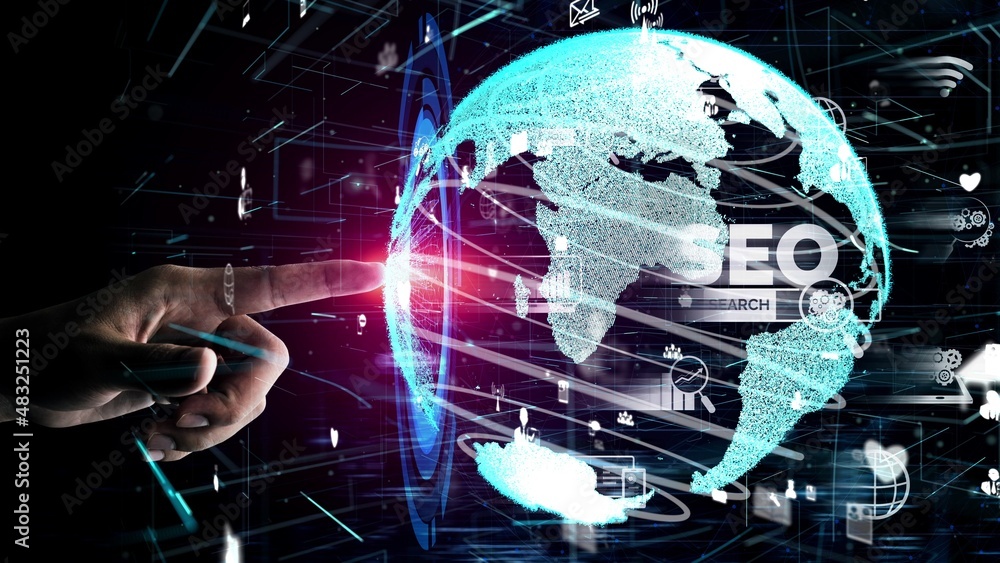 Foto Stock SEO - Search Engine Optimization for Online Marketing ...