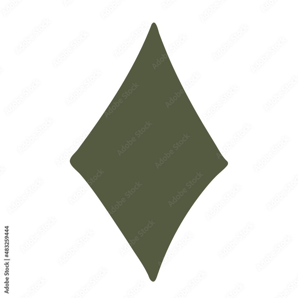 Vetor de Rhombus shape vector illustration in bohemian design do Stock ...