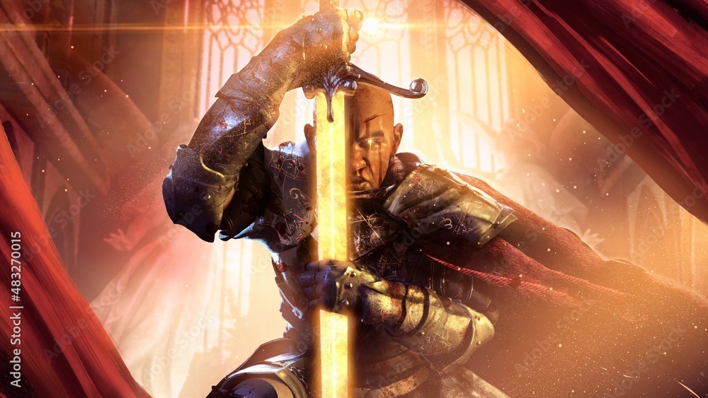 Fantasy Black Paladin