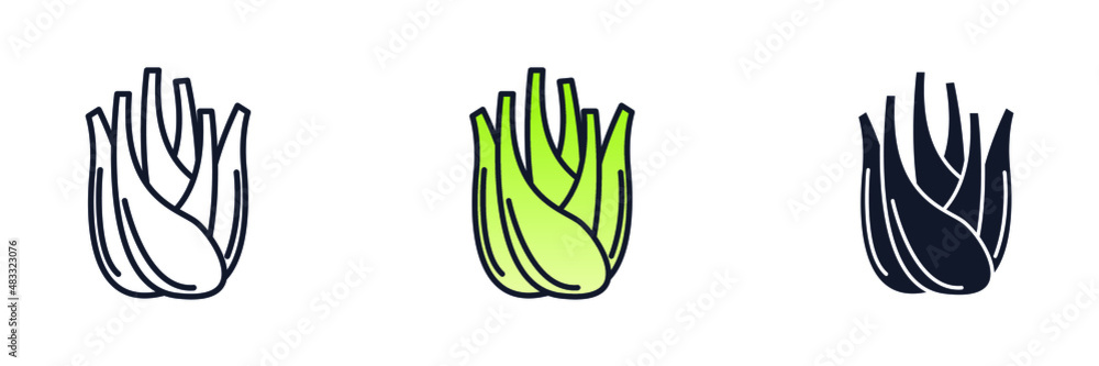 Fennel icon symbol template for graphic and web design collection logo ...
