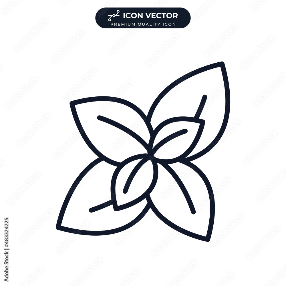Oregano icon symbol template for graphic and web design collection logo ...