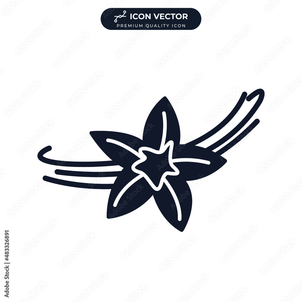 Vanilla icon symbol template for graphic and web design collection logo ...