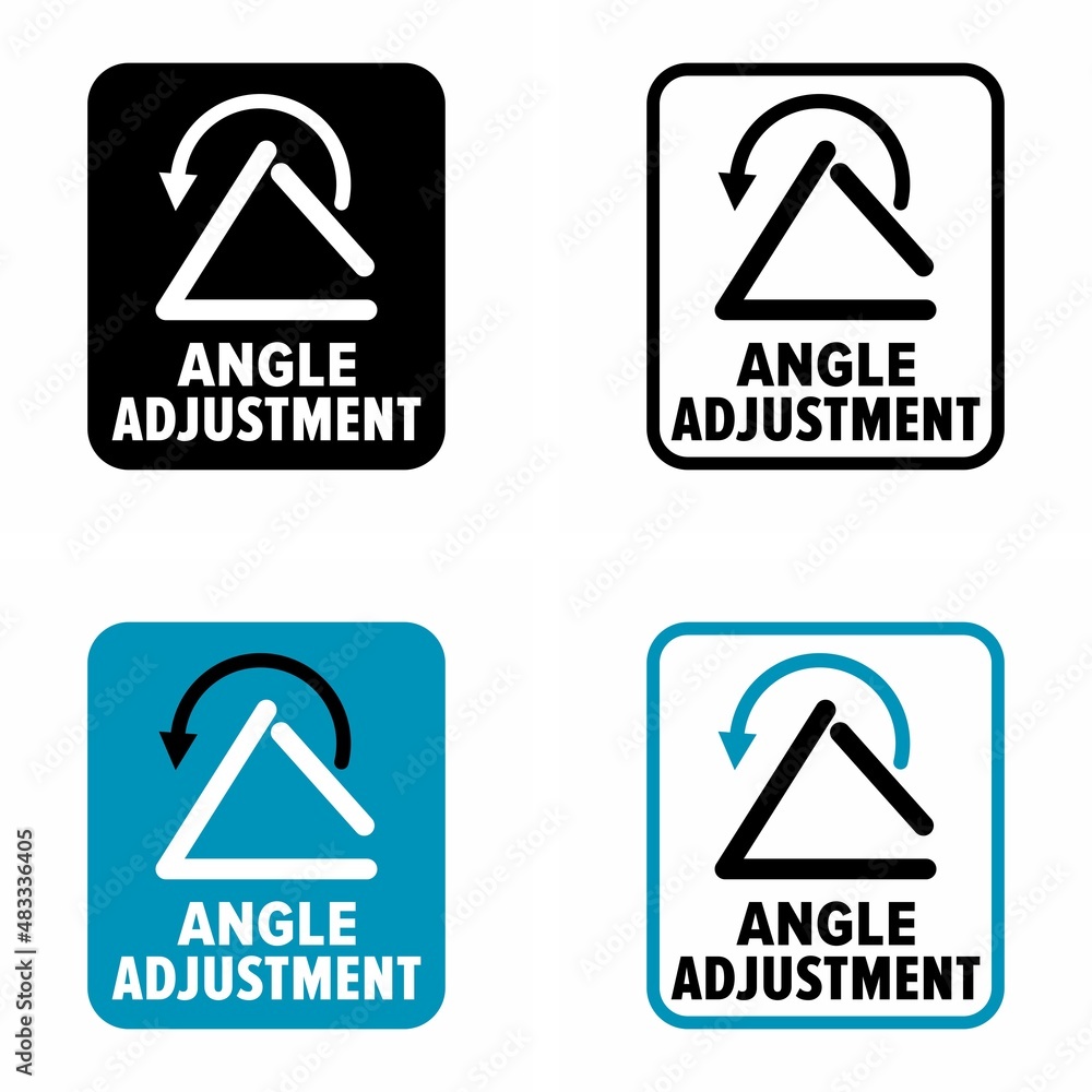 "Angle adjustment" inclination and position setting mechanism ...