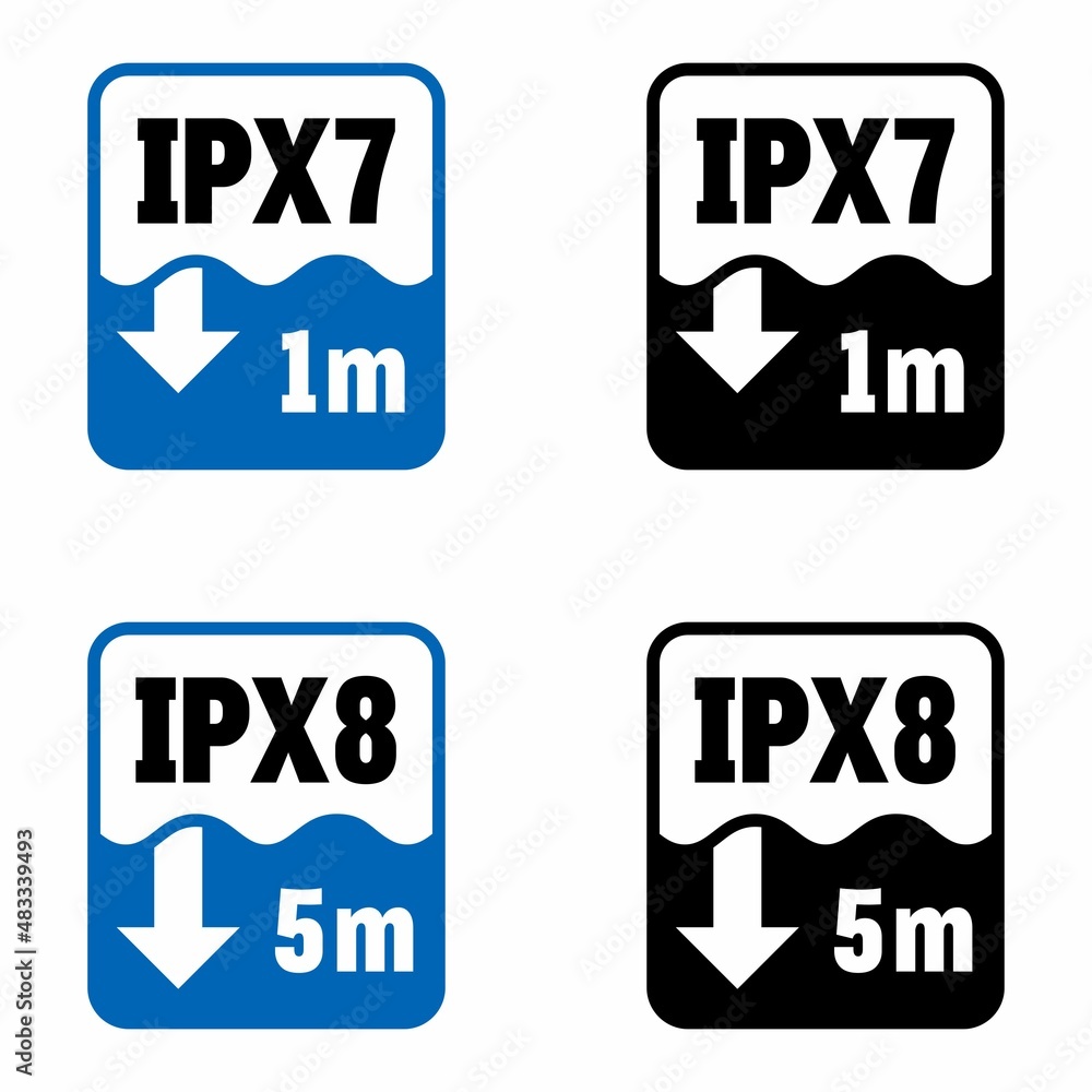 "IPX7 and IPX8" 1m and 5m immersion depth withstanding, dust and ...