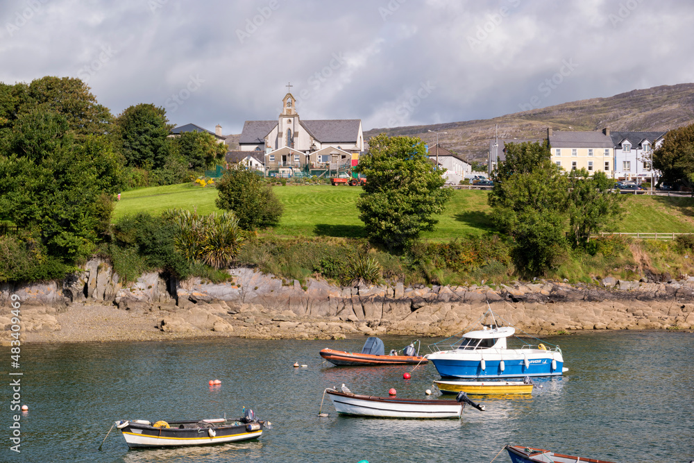 Schull village in Co.Cork Stock Photo | Adobe Stock
