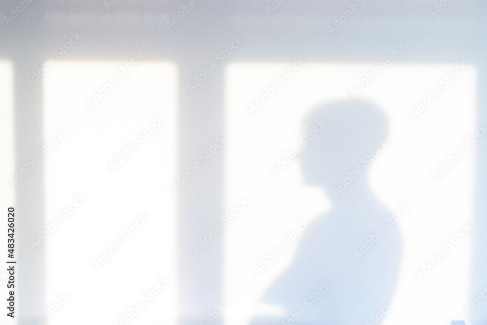 Architectural shadows. Sunlight architecture abstract background with ...