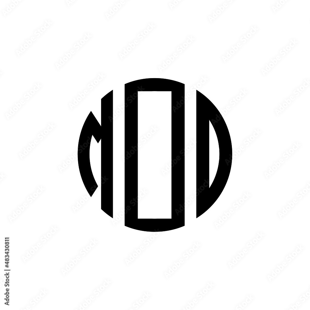MOO letter logo design. MOO modern letter logo with black background ...