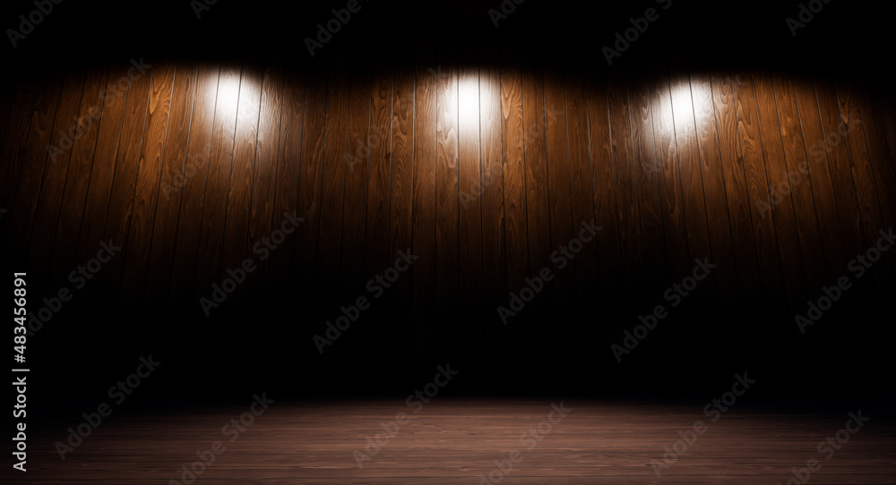 spotlight on stage, stage with spotlight, abstract light background ...