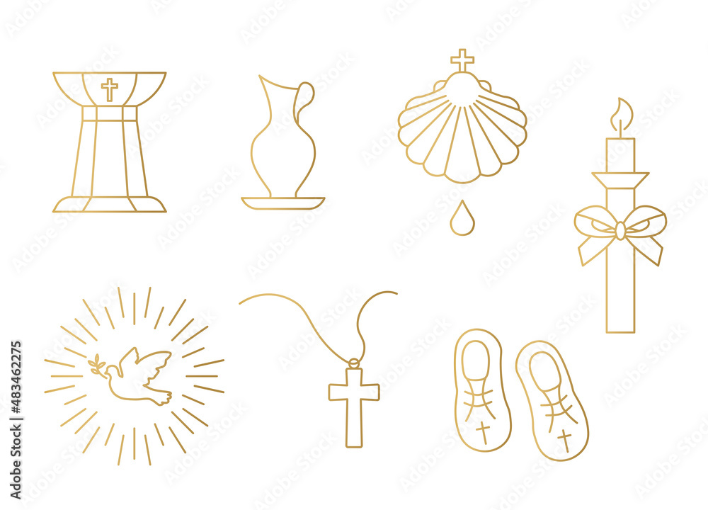 Baptism Shell Vector