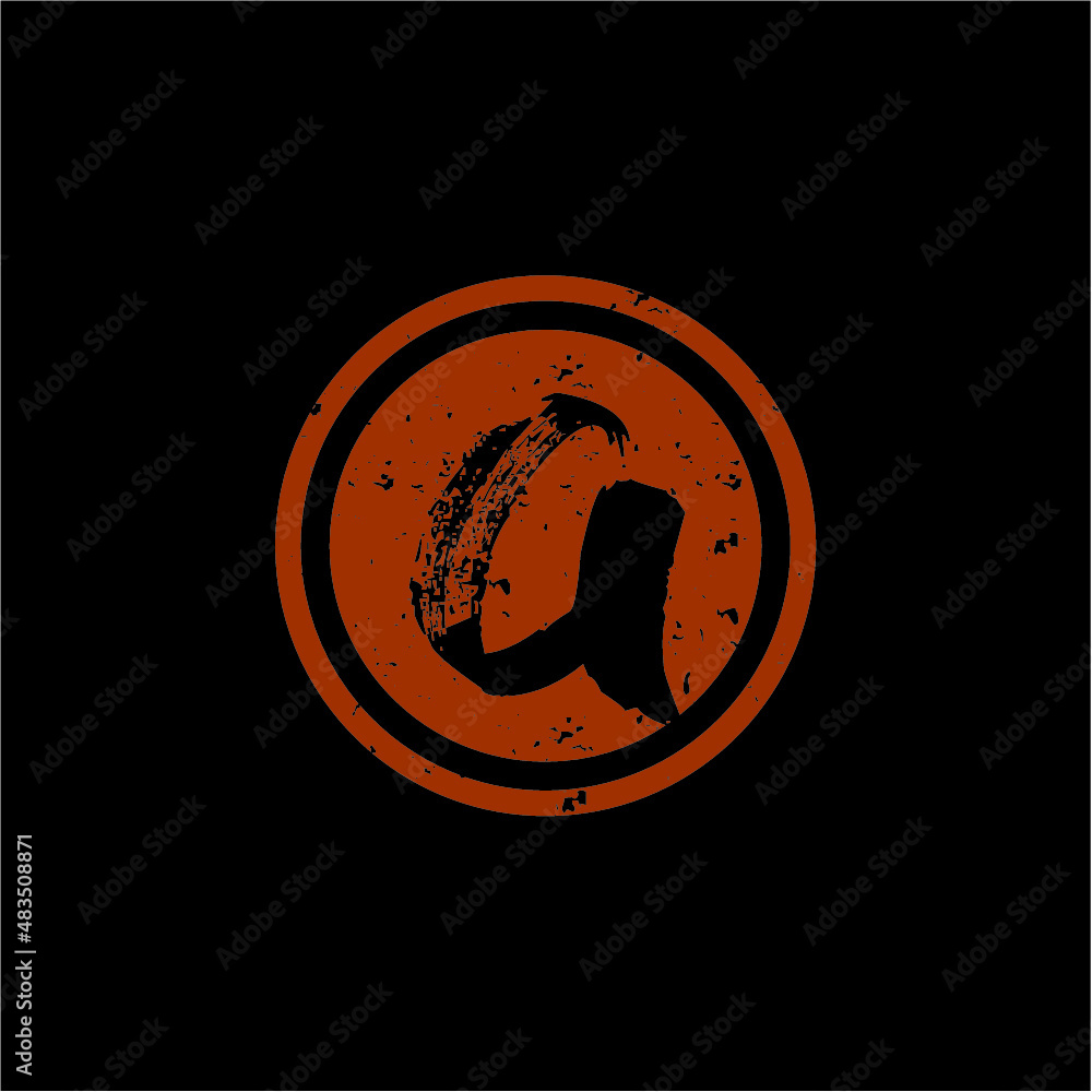 Letter A circle logo vector image Stock Vector | Adobe Stock
