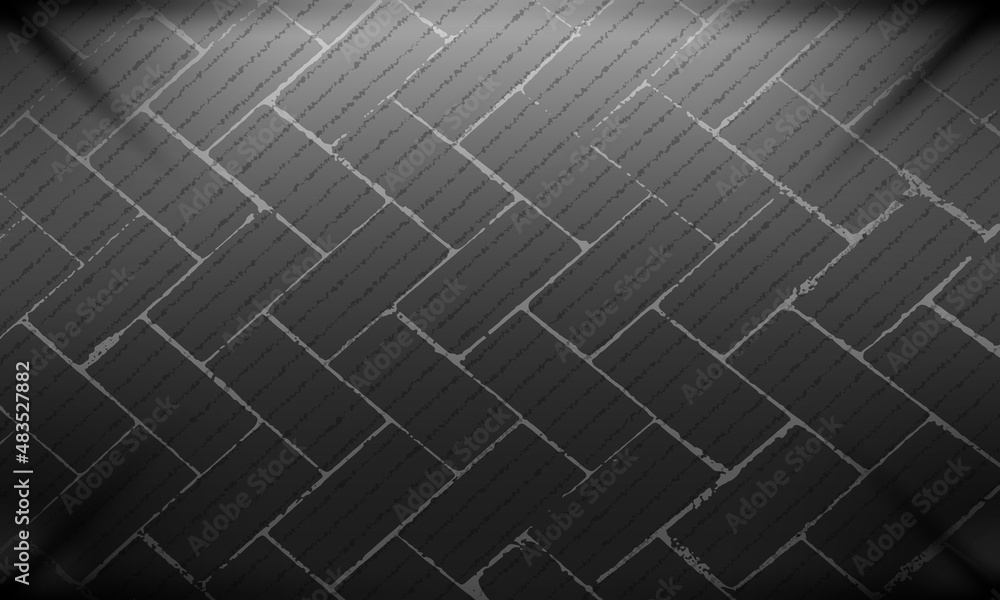 texture of brick wall diagonal style shine black modern colour. for ...