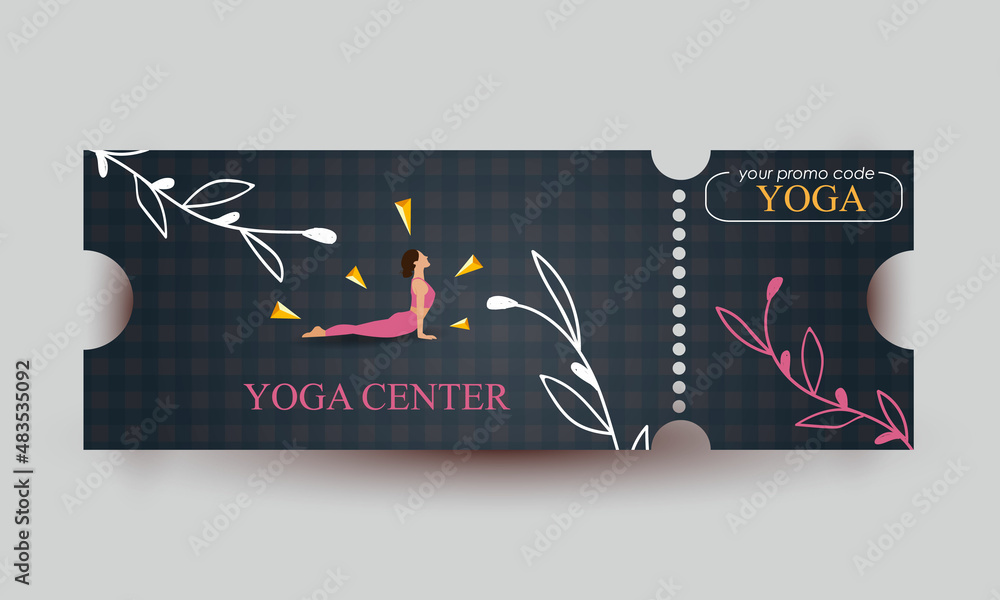 Card promotion voucher banner or party invitation background with ...
