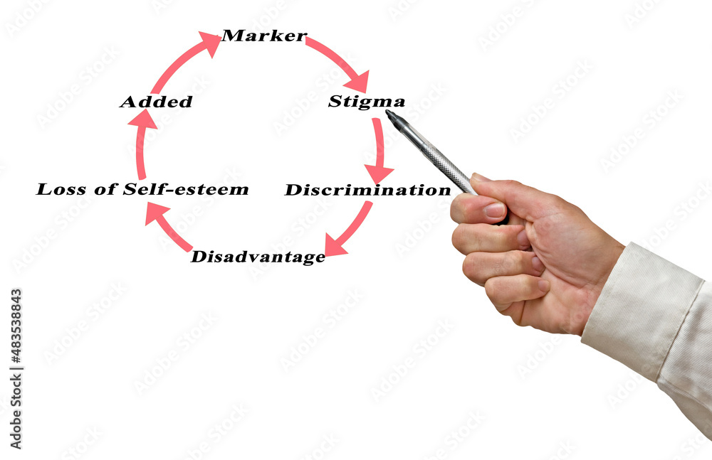 Cycle from marker to stigma Stock Photo | Adobe Stock