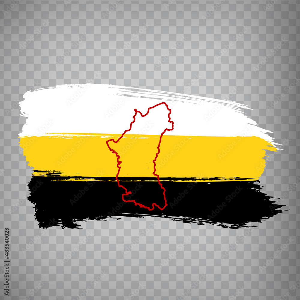 Flag of State Perak from brush strokes. High quality map and flag Perak ...