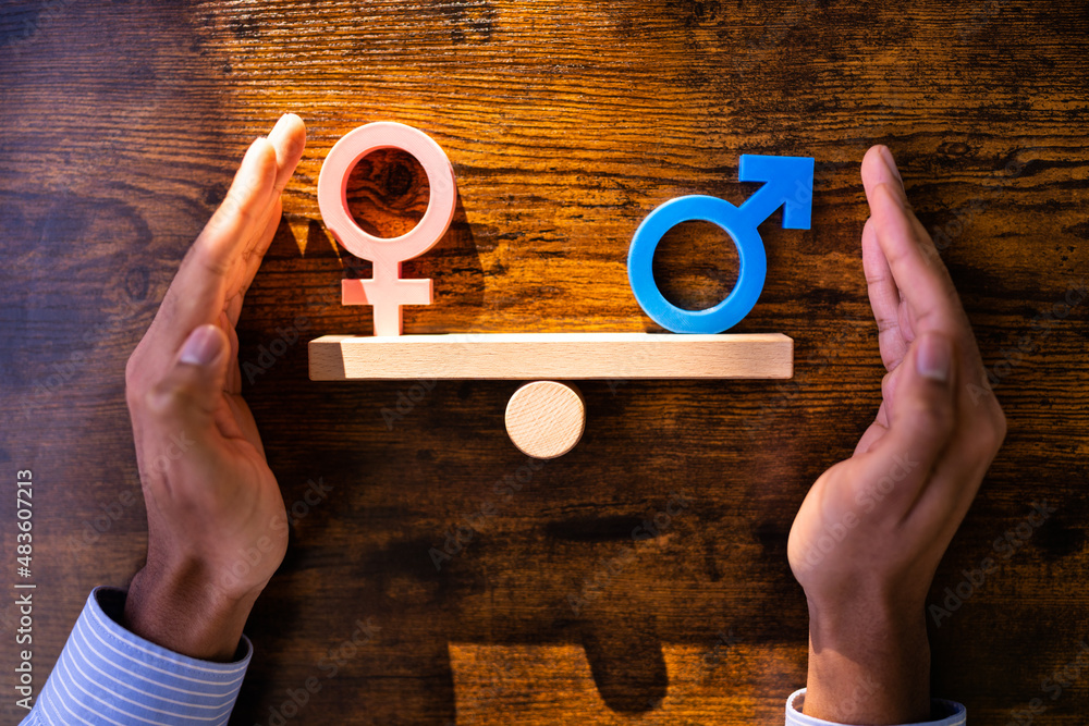 Equal Gender Balance And Parity Stock Photo | Adobe Stock