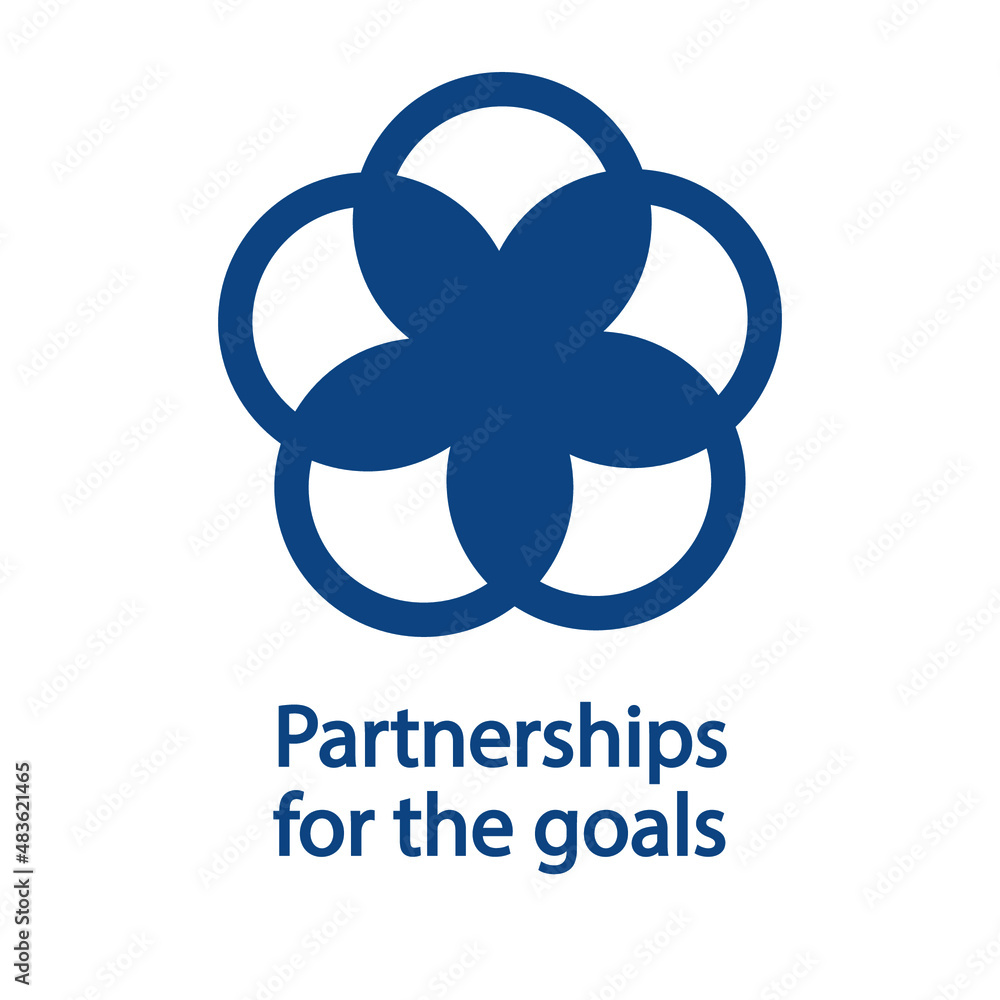Partnerships for the Goals Icon - Goal 17 out of 17 Sustainable ...