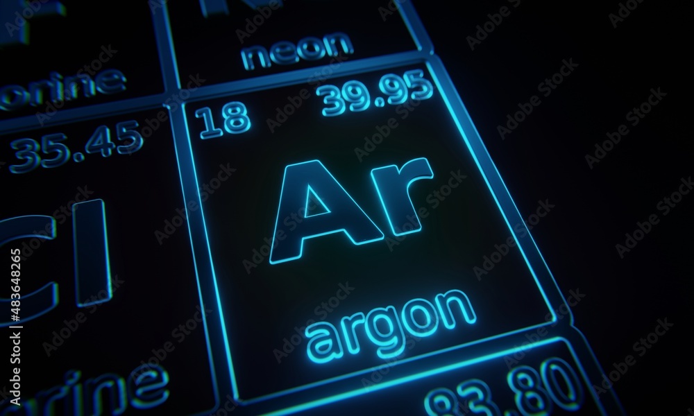 Argon Element Information Properties And Uses Element Mercury Picture ...