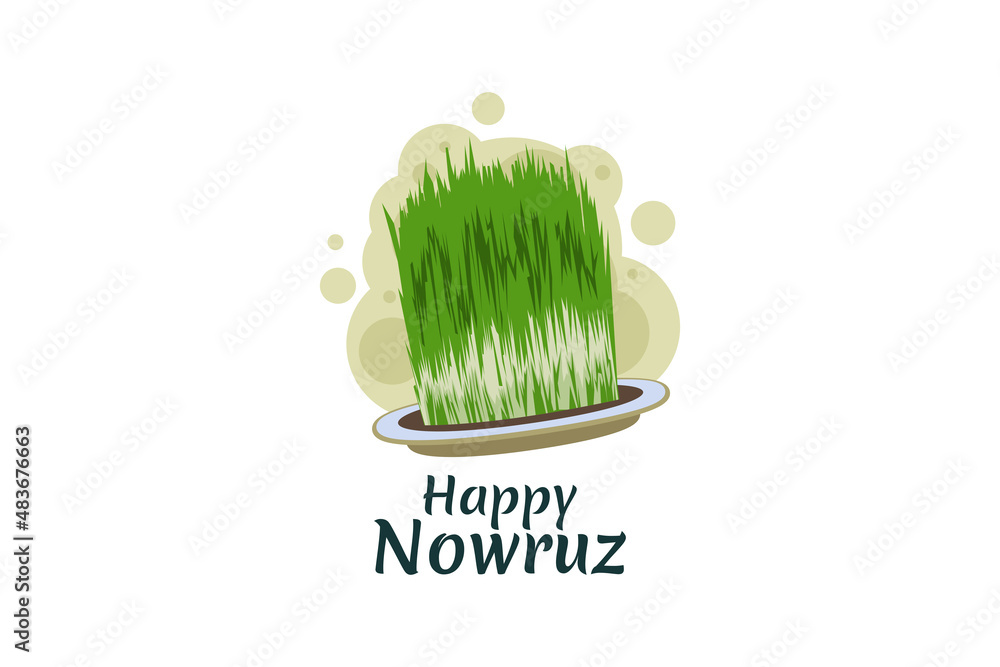 Happy Persian New Year (Nowruz) vector illustration. Suitable for ...