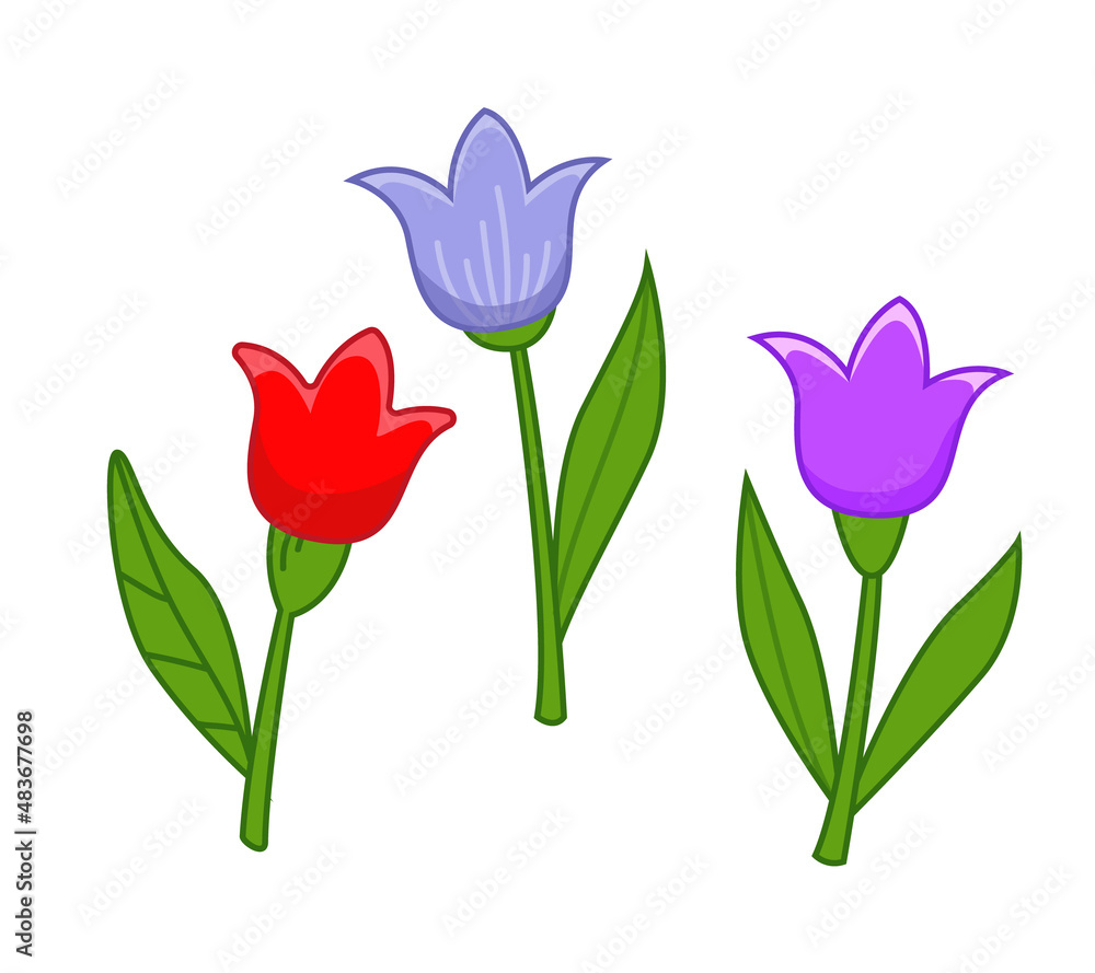 Tulip Flower Clip Art Outline