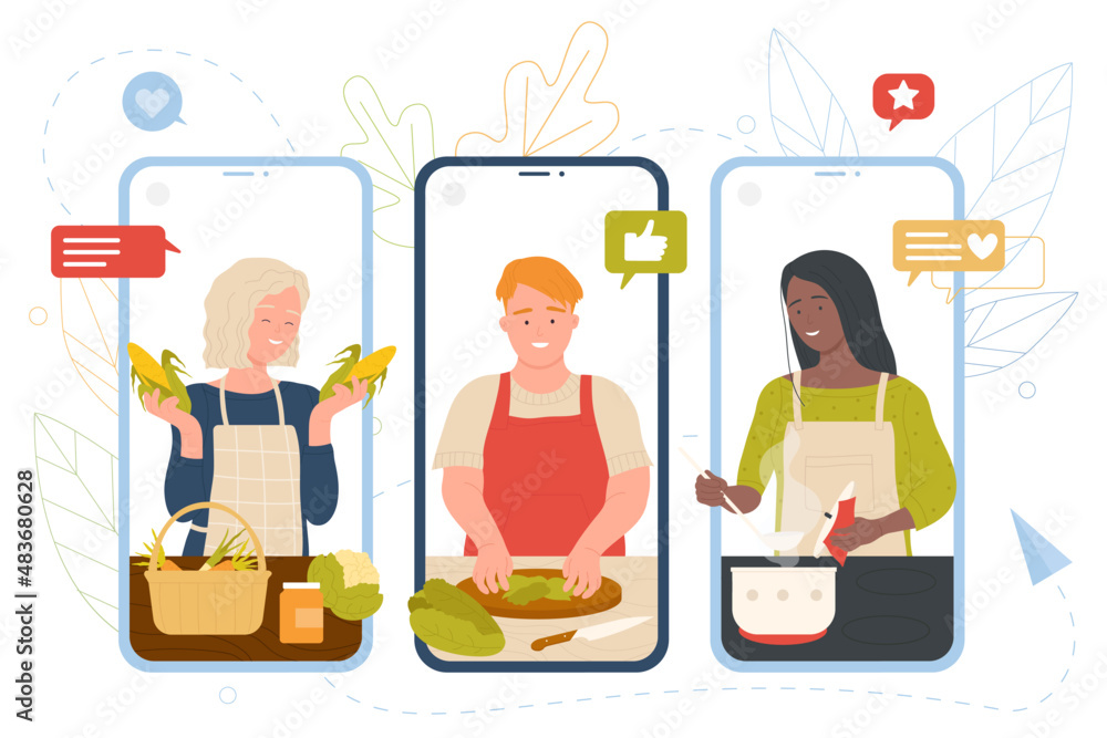Someone Cooking Cartoon