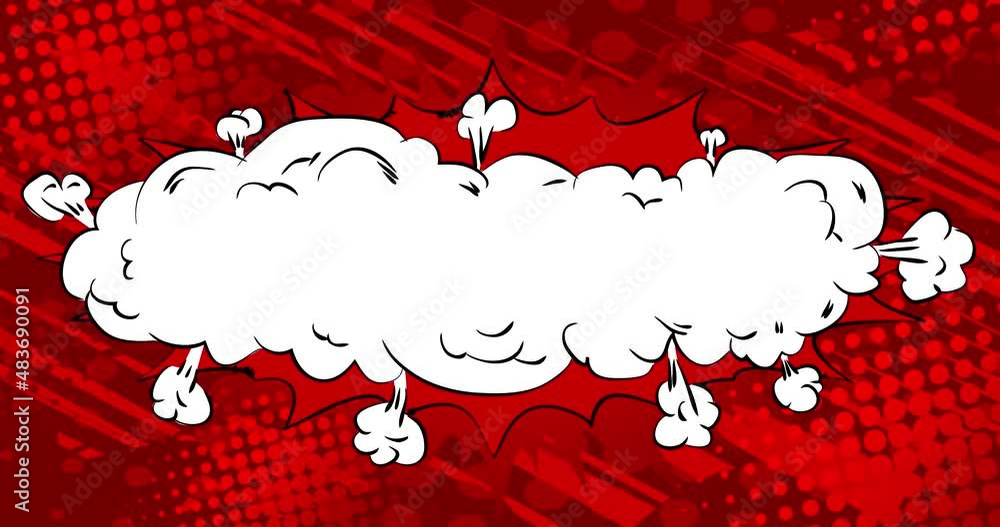 Comic Book Background. Motion poster. 4k animated Comics moving ...