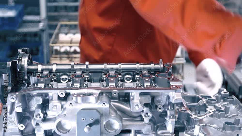 Commercial mass production at automatic Conveyor belt of Factory line ...
