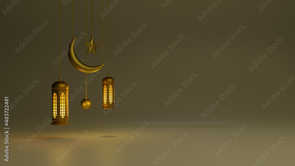 Iftar Party post design for Ramadan Kareem, Turkish traditional lantern ...
