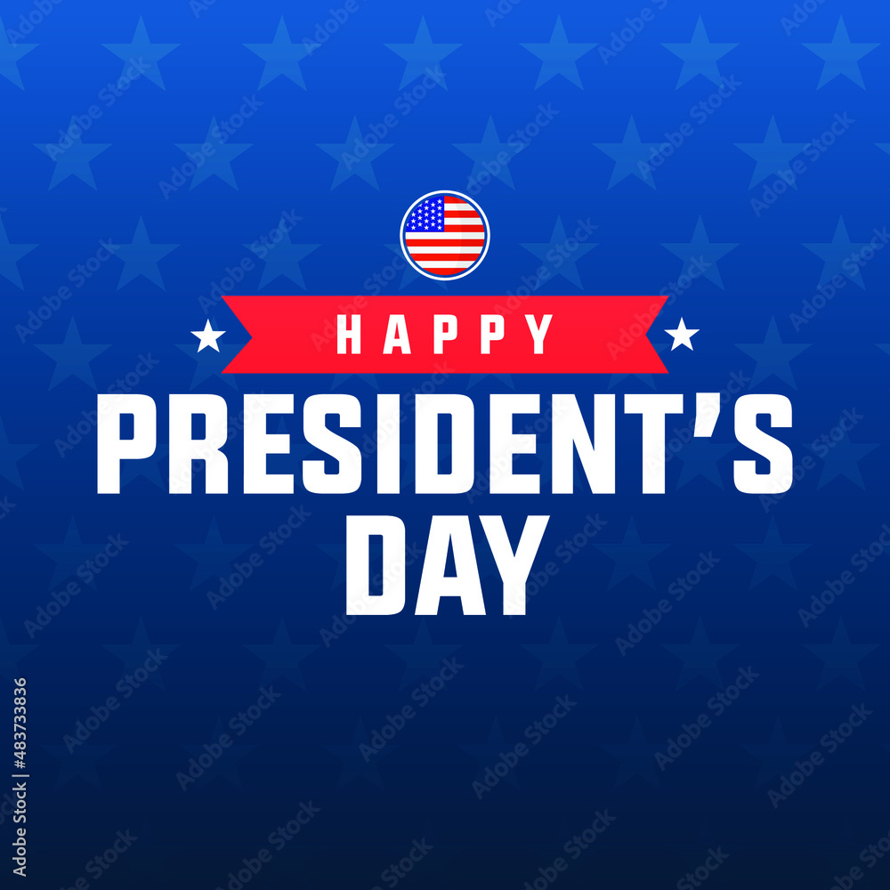 happy president's day modern creative banner, sign, design concept ...