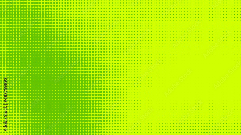 Dots halftone green color pattern gradient texture with technology ...