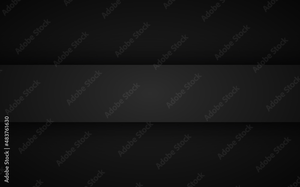Black and grey design background with free space for your text. Modern ...