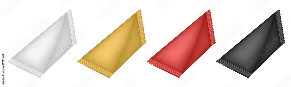 Tetrahedral packaging set. Triangular cardboard package for beverage ...