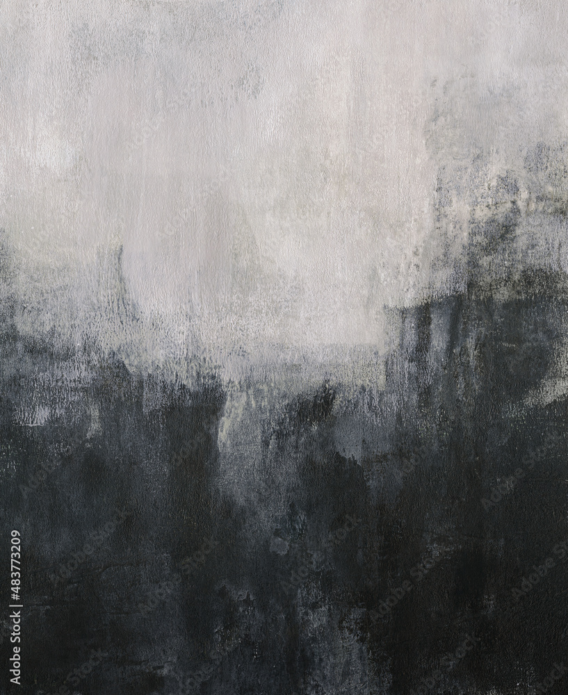 Abstract dark landscape. Versatile artistic image for creative design ...