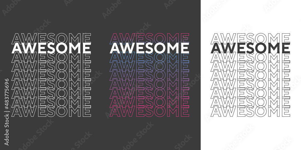 Awesome new stock text effect professional typography tshirt design for ...