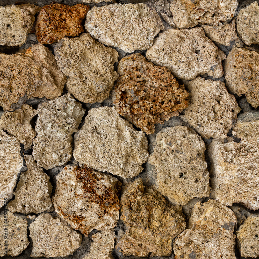 Stone masonry, seamless texture in 4k resolution. The photo is 4096 ...