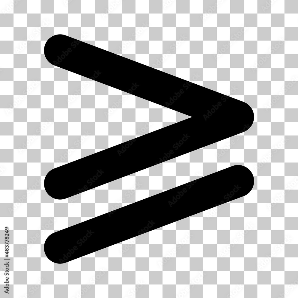 Greater Than Or Equal To Mathematics Symbol Education Maths Icon Web