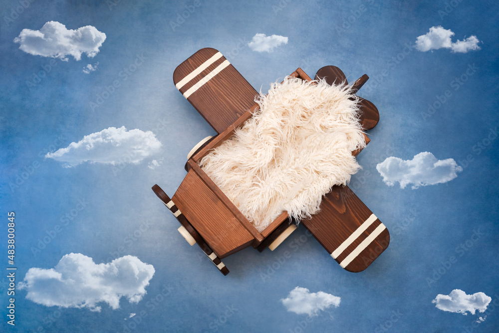 Newborn digital plane backdrop/background for boys or girls Stock Photo ...