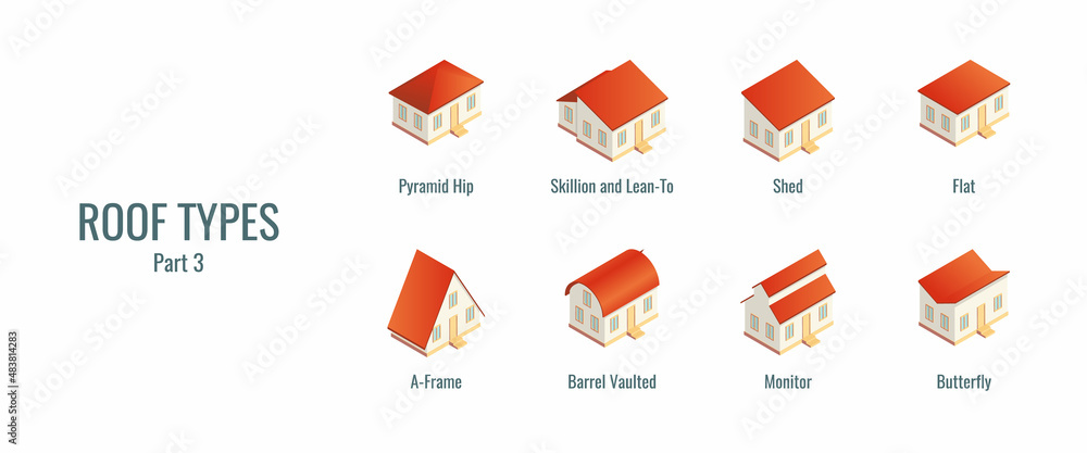 Roof Types Illustrations