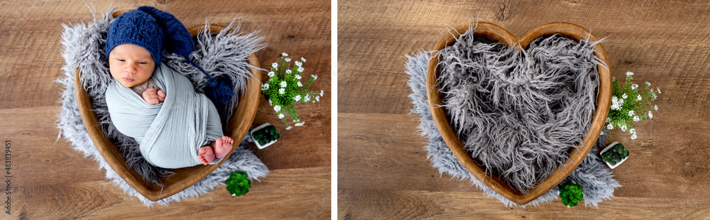 Newborn baby studio decoration Stock Photo | Adobe Stock