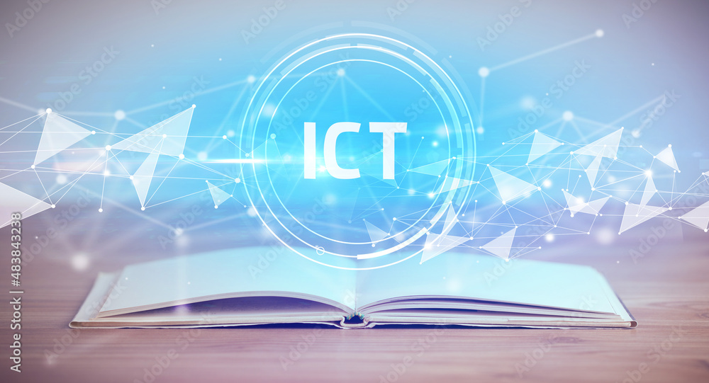 Open book with abbreviation Stock Photo | Adobe Stock