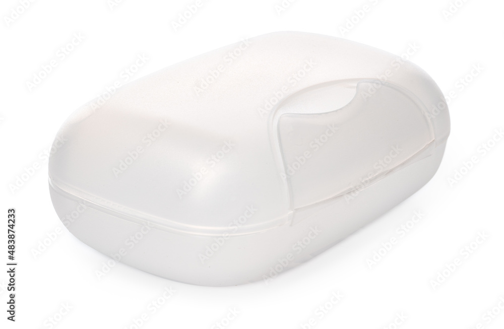 Plastic soap box isolated on white background Stock Photo | Adobe Stock