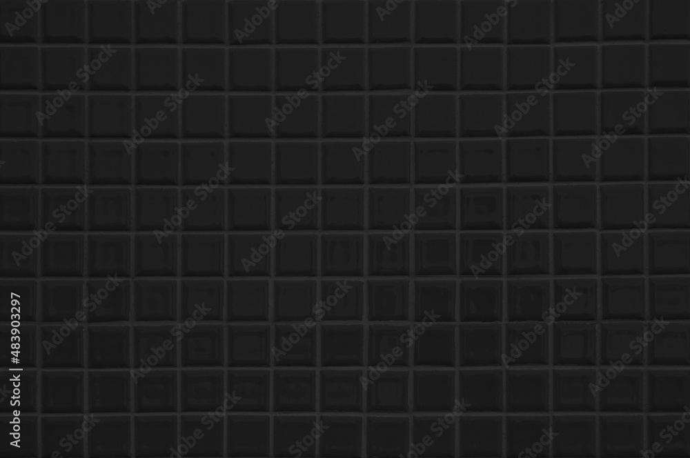 Black tile high resolution real photo. Brick seamless pattern and ...