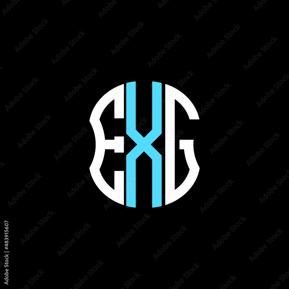 EXG letter logo creative design. EXG unique design Stock Vector | Adobe ...