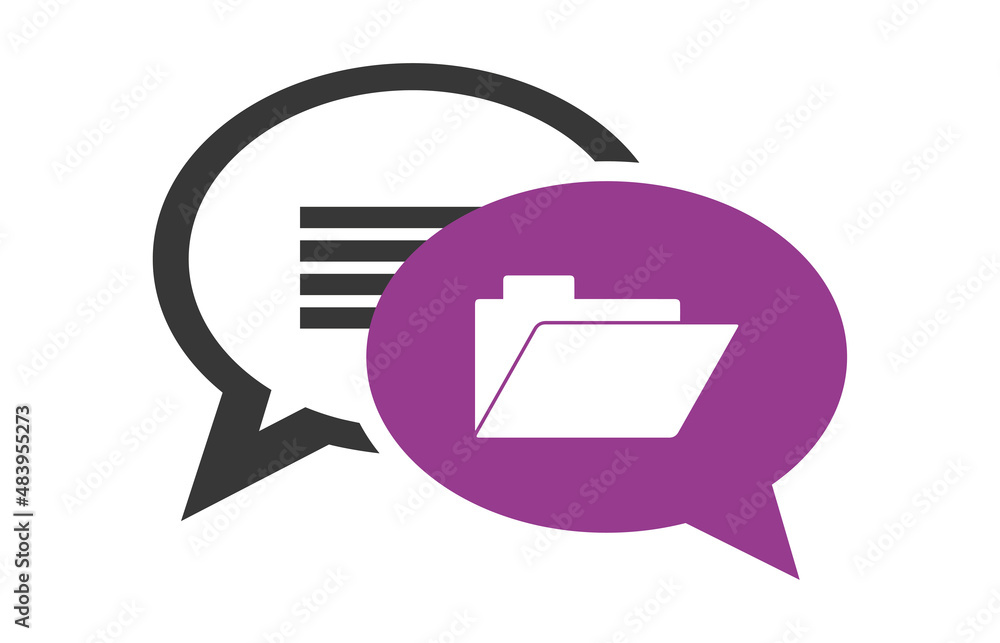 Logo dossier. Stock Vector | Adobe Stock