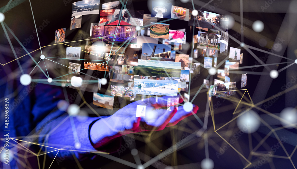 streaming data picture video material Stock Photo | Adobe Stock