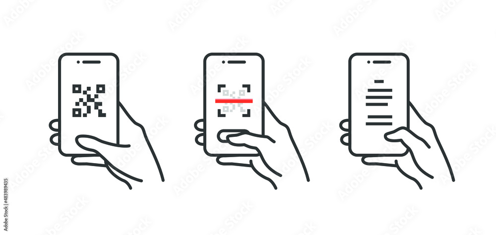 Photo & Art Print QR code scanning process, NastyaTsy